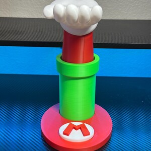 Super Mario Headphone & Controller Stand: Gaming Desk Organizer - Etsy
