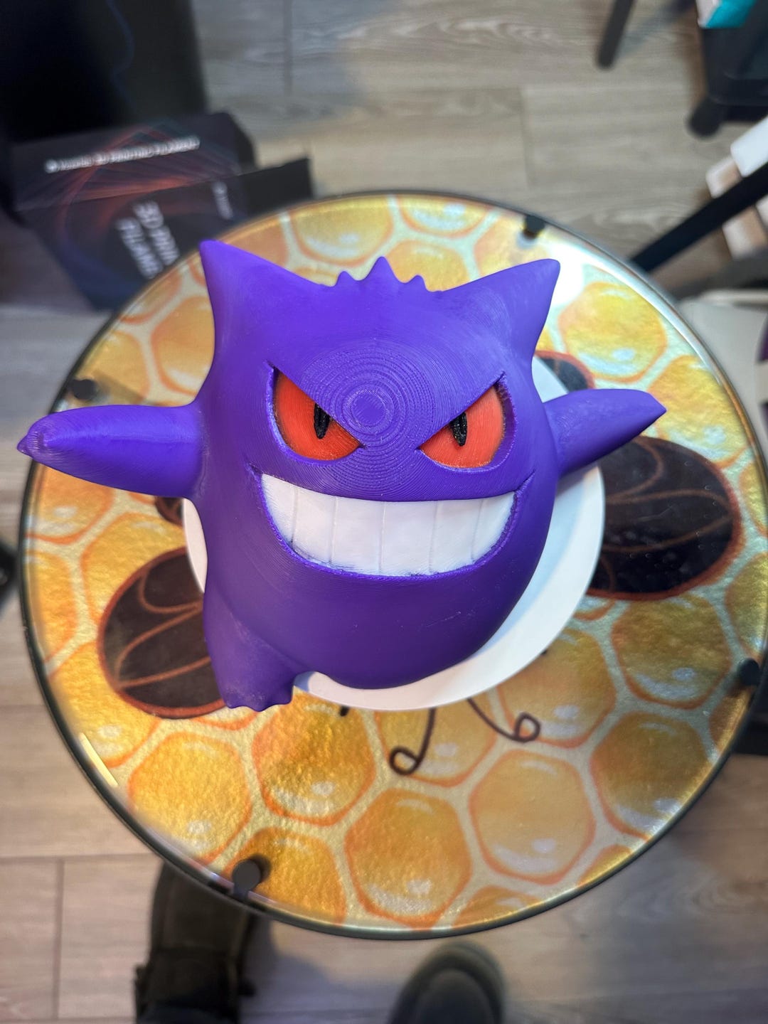 Gengar Pokemon Wall Art, Creepy Cute Decor for Gamers & Collectors ...