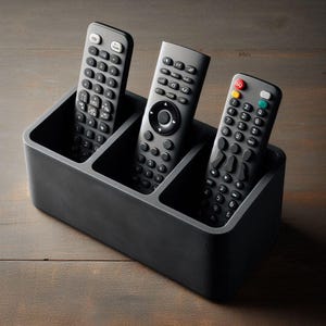 Minimalist Remote Control Holder | Caddy for Organizing TV Remotes and ...