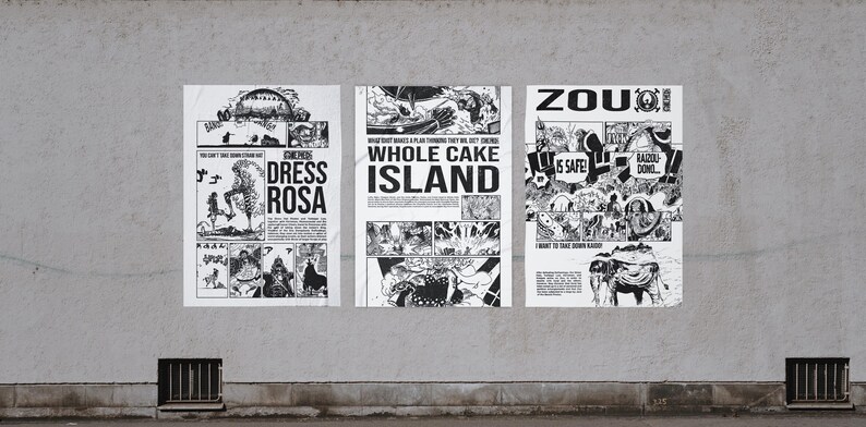 ONE PIECE Zou Arc Poster PDF High Quality Print, Wall Decoration ...
