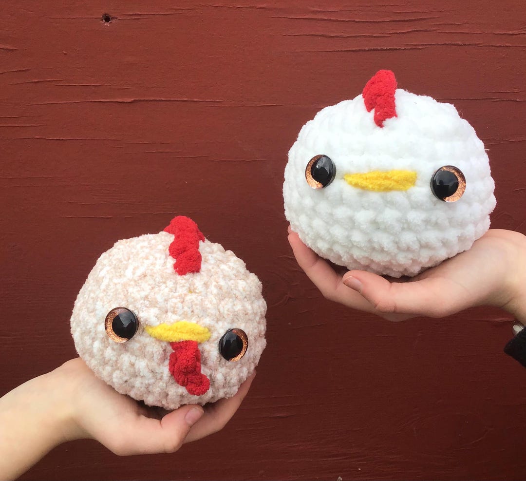Crochet Chicken Buddy-hen and Rooster Plushies-cute Barn House Plush - Etsy