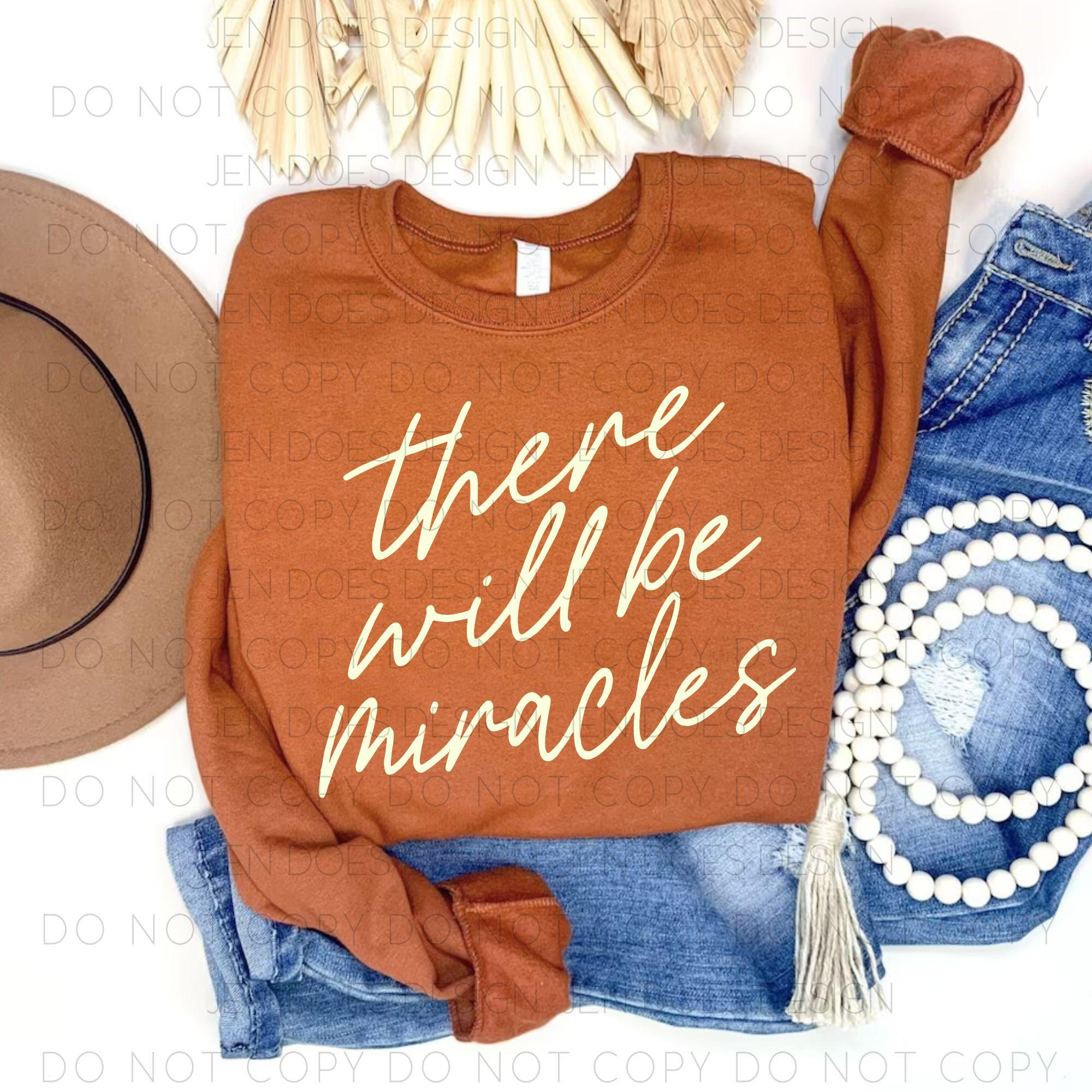There Will Be Miracles PNG SVG - Etsy