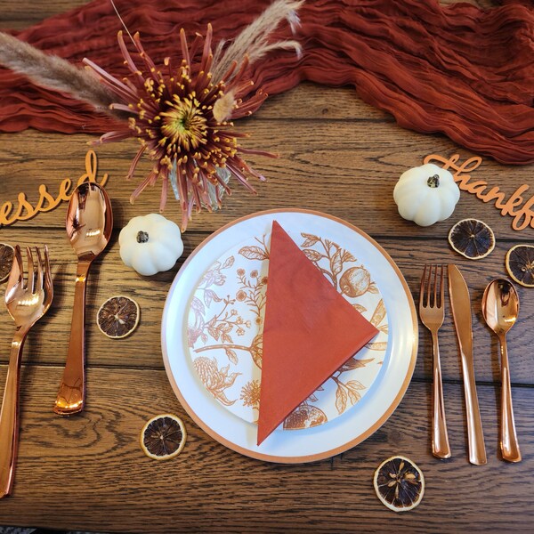 Fall Dinner Plates - Etsy
