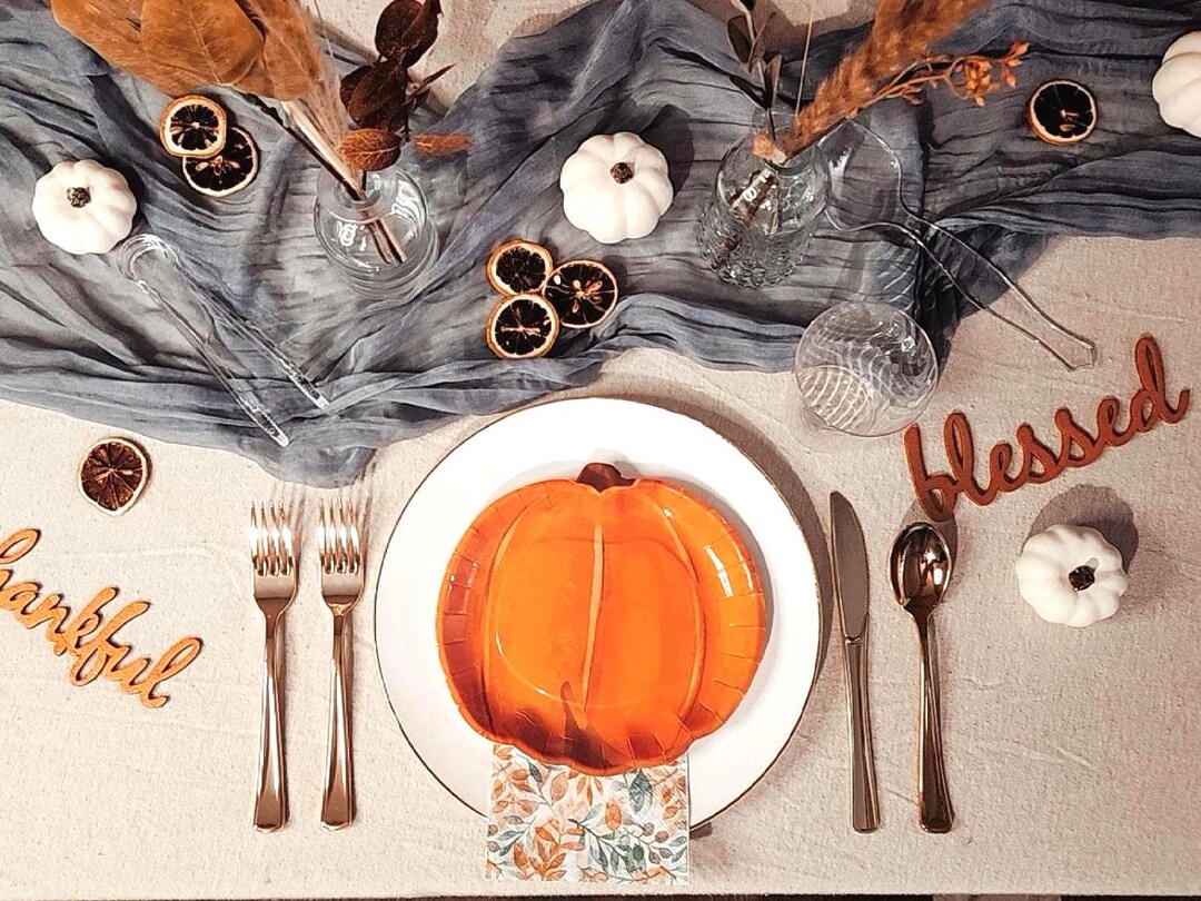 Fall Dinner Party Kit - Dusty Blue Full Kit - Etsy