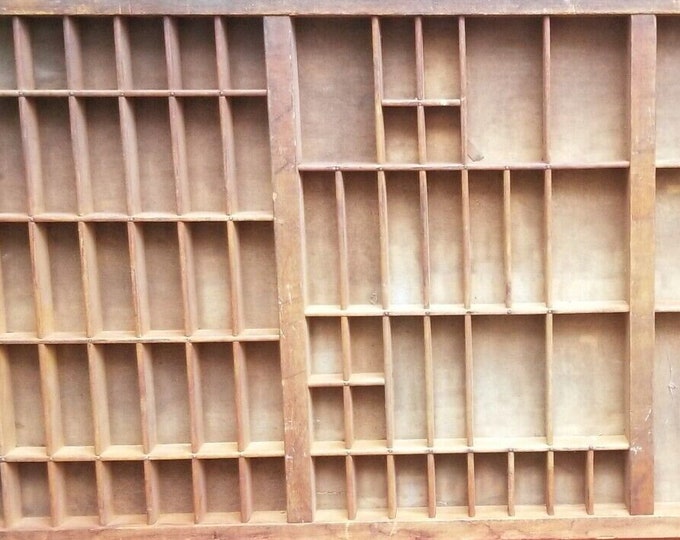 Vintage Hamilton Wooden Printers Drawer Letterpress Type Set Tray ...