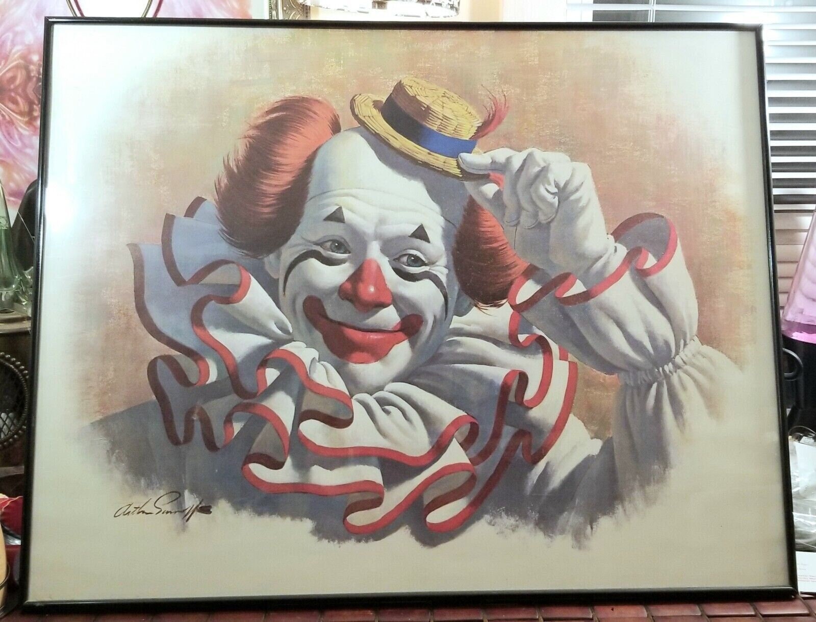 Vintage Arthur Sarnoff Elmo the Clown Circus Clown Poster 28x22 - Etsy