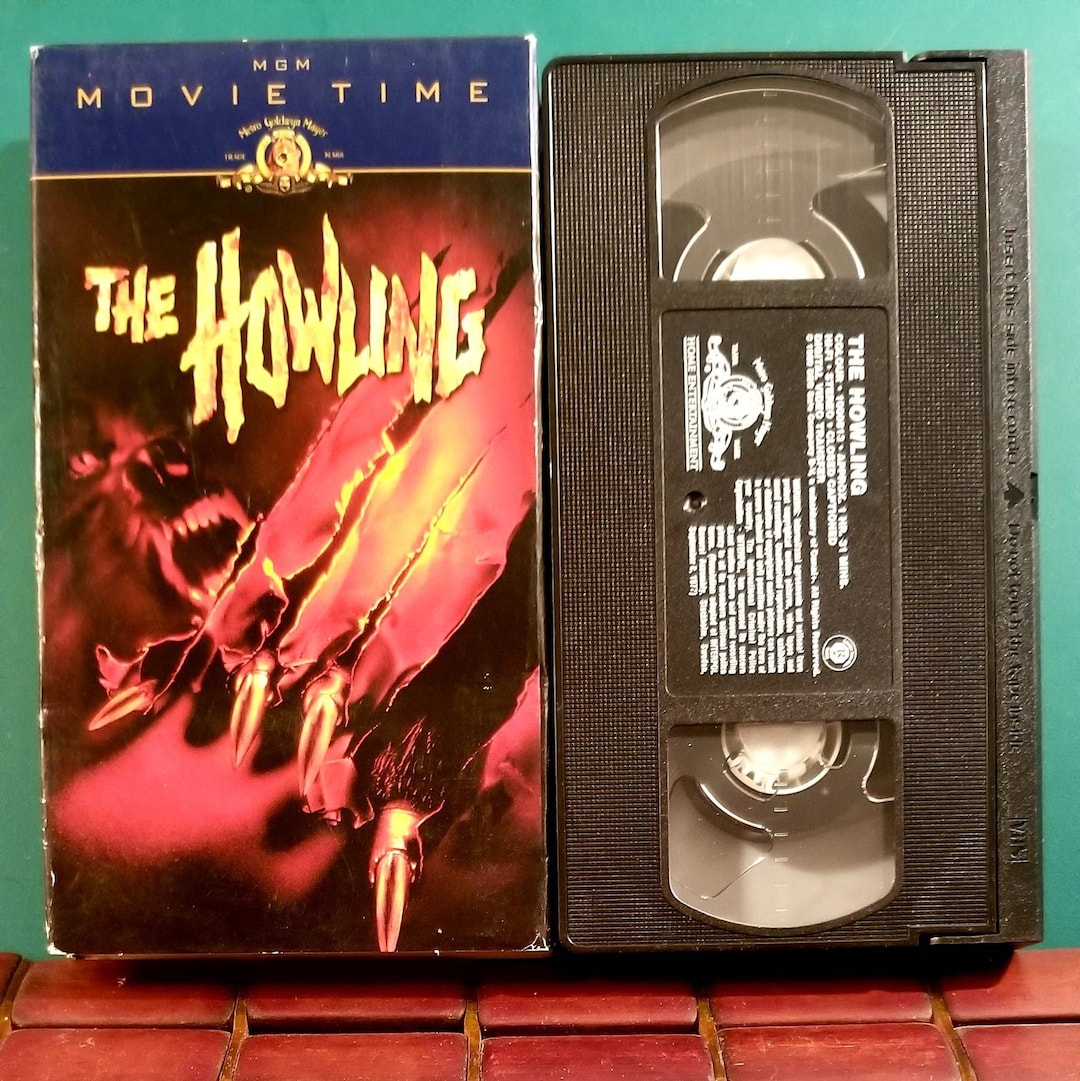 Vintage "the Howling" VHS Tape Classic Werewolf Horror Dennis Dugan Elisabeth Brooks Christopher ...