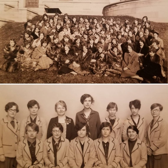 1920s 2 Vintage Photos of Women From Penn State College | Etsy