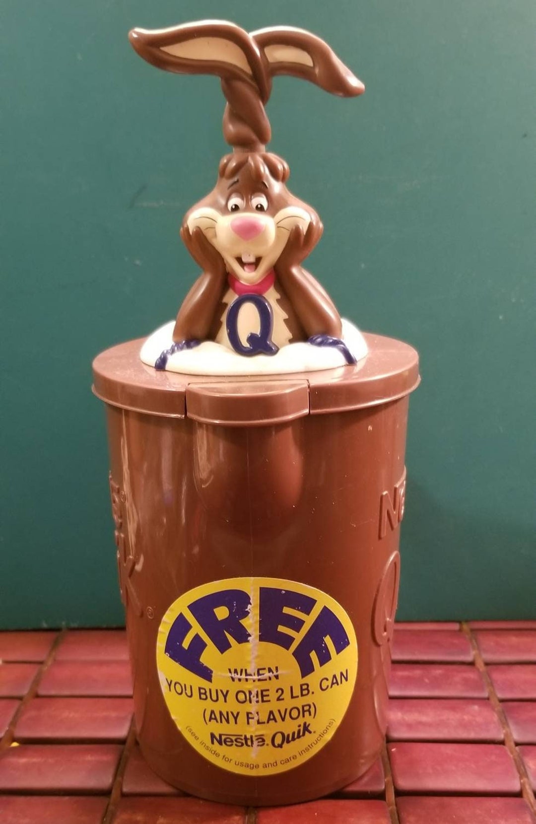 1980s Vintage Nestle Quik Quik Bunny Mixing Pitcher Promo Giveaway 10 X ...