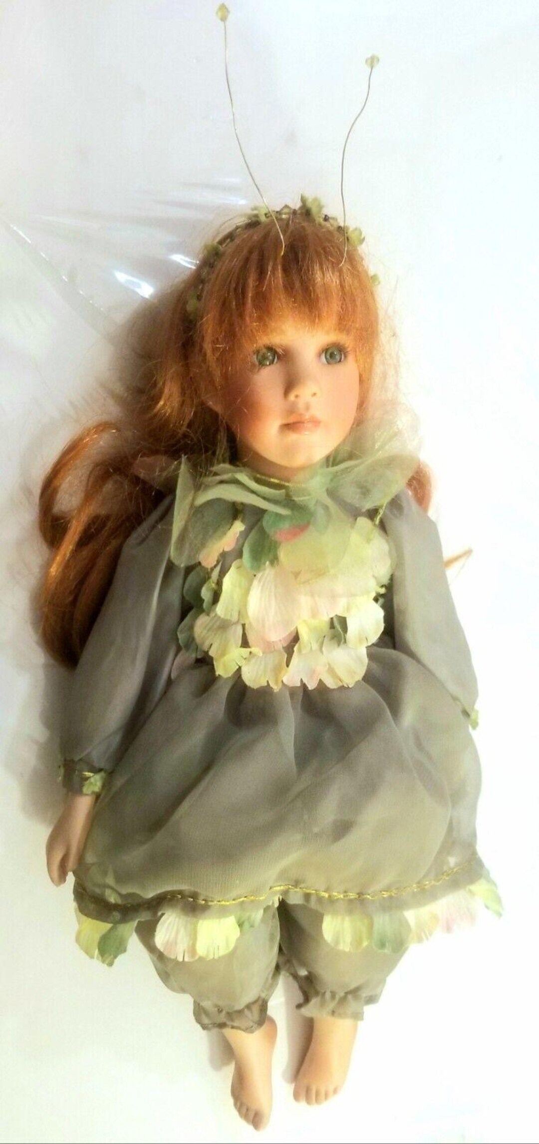 Kelly J Rubert AEL 2001 Porcelain Adorned Fairy Doll 15" - Etsy