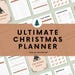 Ultimate Printable Christmas Planner | Holiday Budget Tracker | Gift ...