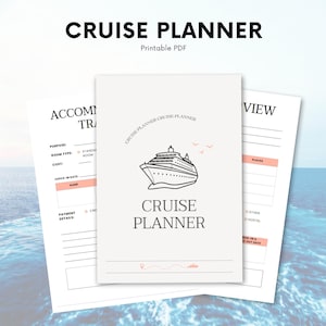 Printable Cruise Planner PDF – Family-friendly Travel Organizer ...