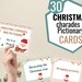 Christmas Charades & Pictionary Game Printable, Fun Christmas Party ...
