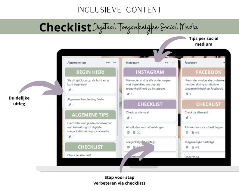 Trello Template: Digital Accessible Social Media Checklist Make ...