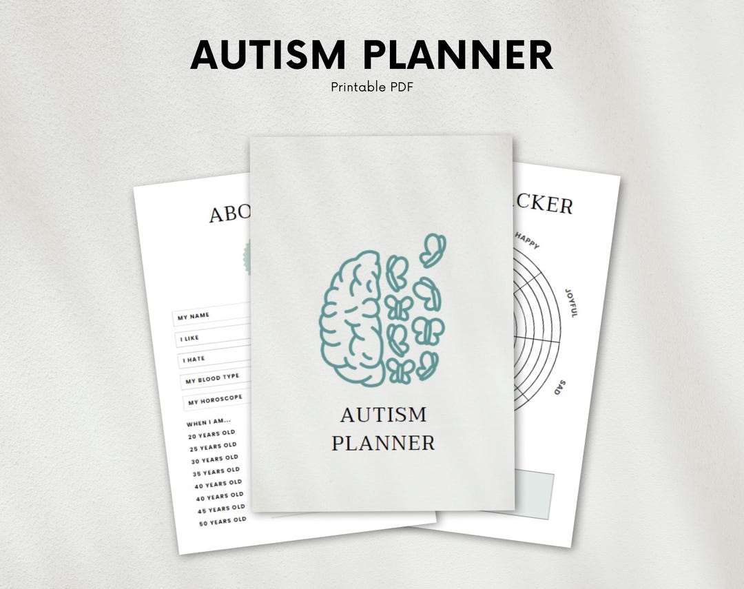 Printable Autism Planner | Neurodivergent Organization Tool | Autism ...