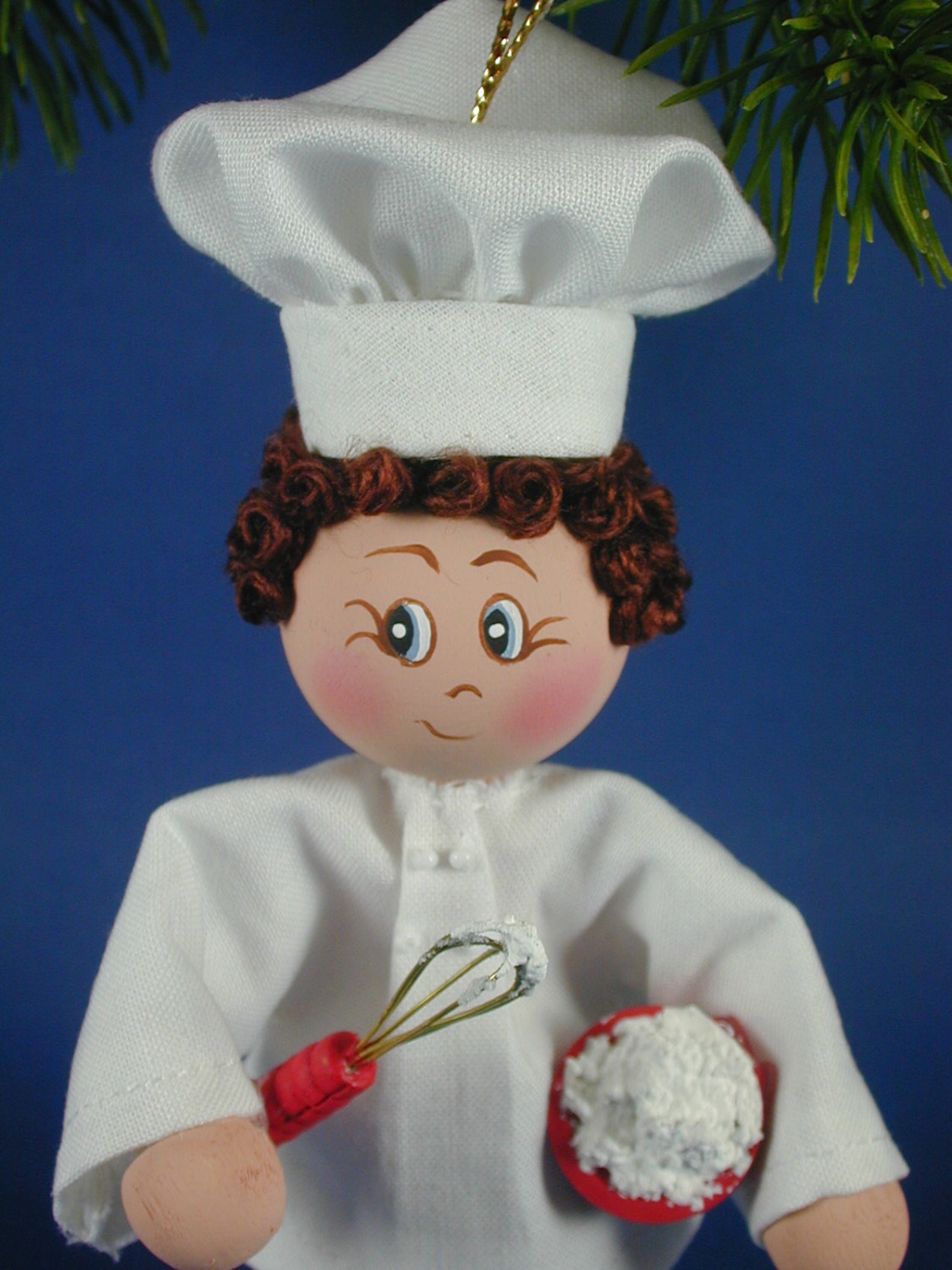 Chef Clothespin Ornament Doll - Etsy