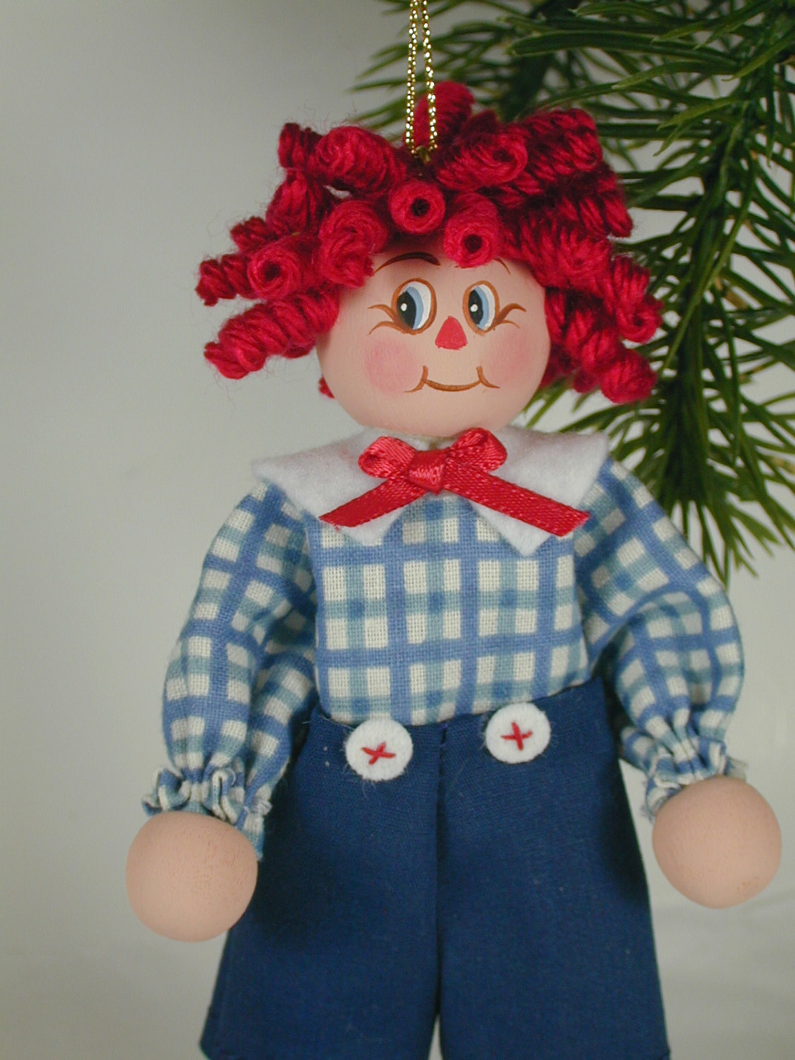 Raggedy Andy Clothespin Ornament/raggedy Andy Christmas - Etsy