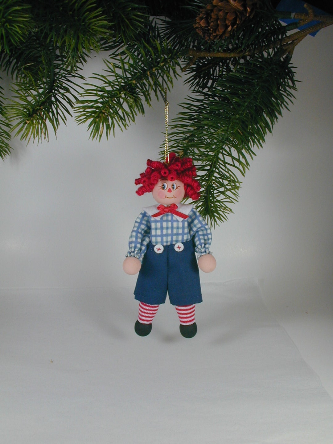 Raggedy Andy Clothespin Ornament/raggedy Andy Christmas Ornament ...
