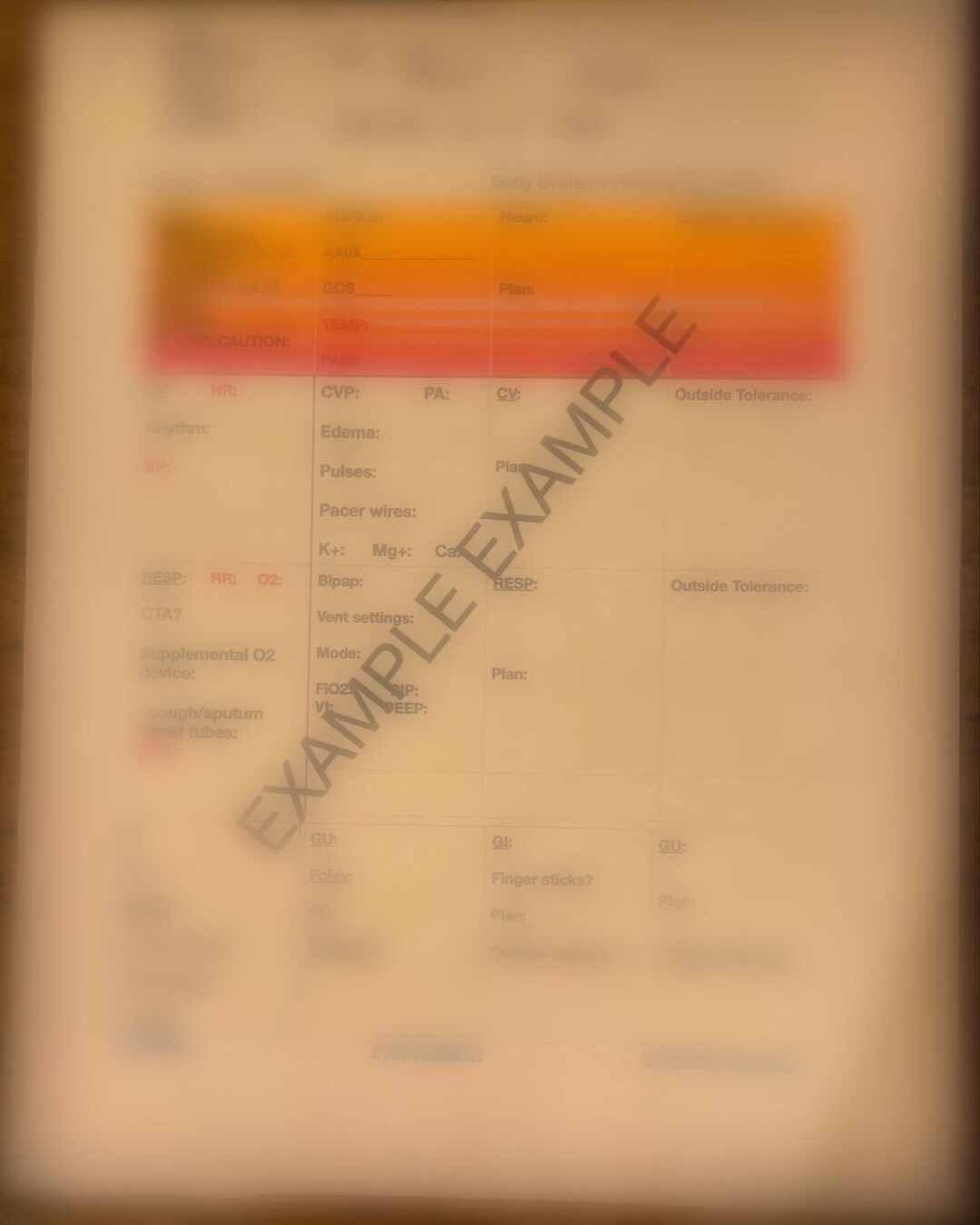 ICU Cheat Sheet - Etsy