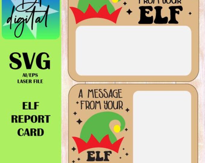 SVG Laser Cut File Santa/elf Cam Bundle | Christmas Tree Ornament ...