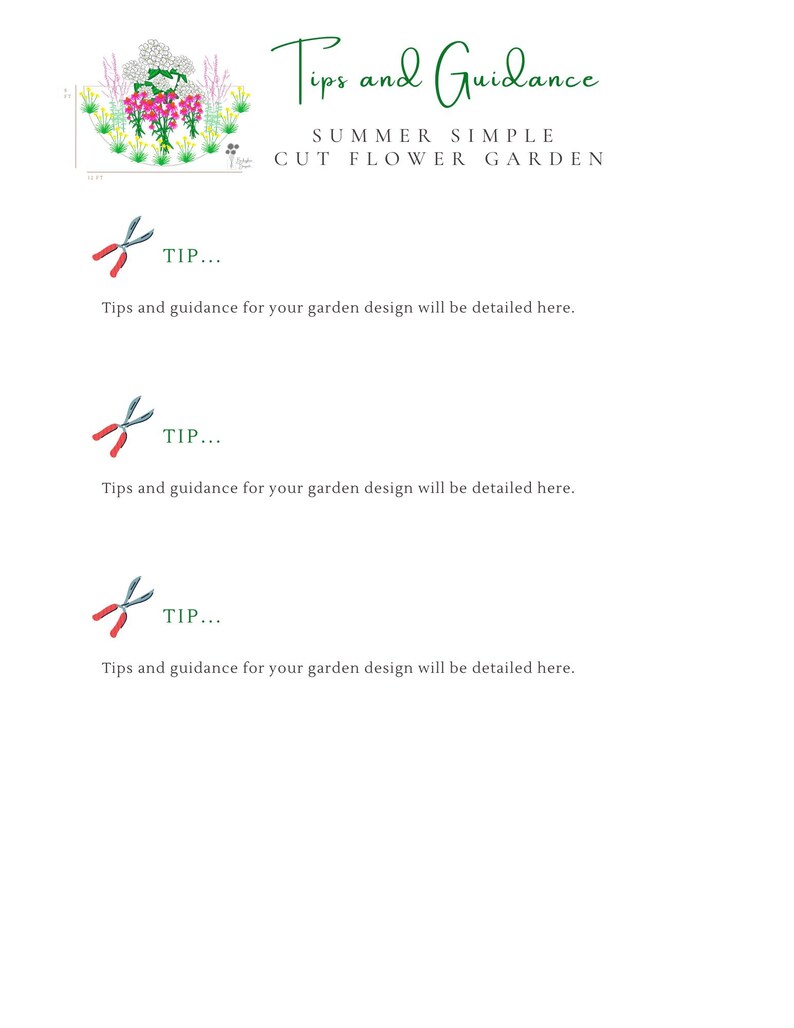 PREDESIGNED BORDER Landscape Plan: Summer Full of Color Border Garden ...