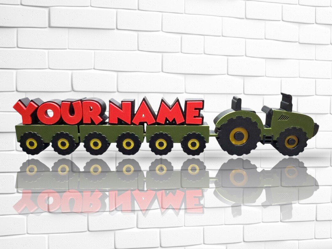 Tractor Name Plate! A Fun Gift for the Farmer in Your Life. Customize ...