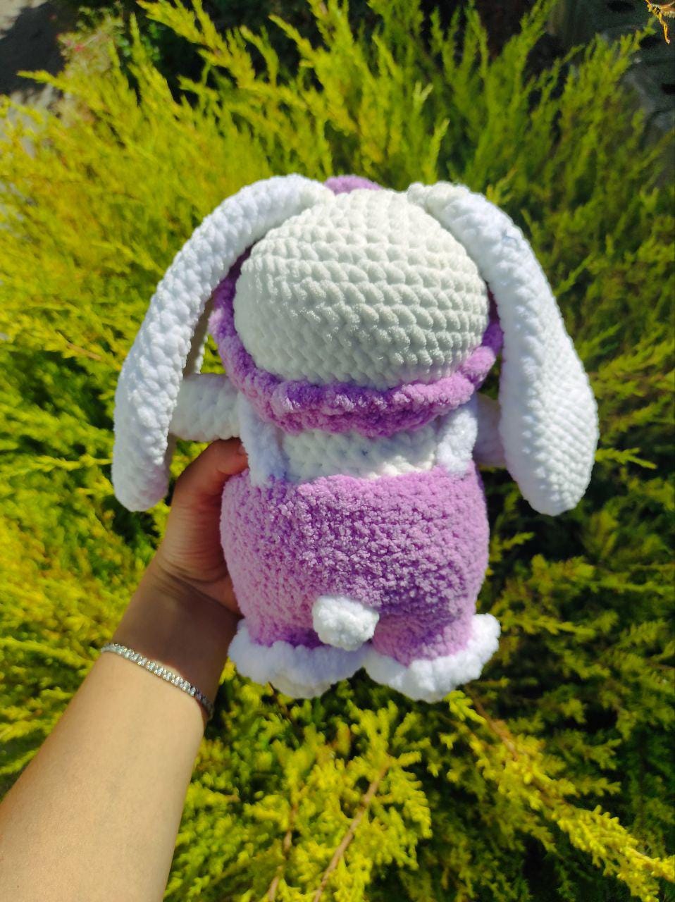 Bunny in Overalls Crochet Pattern, Plushie Pattern, Amigurumi Bunny ...
