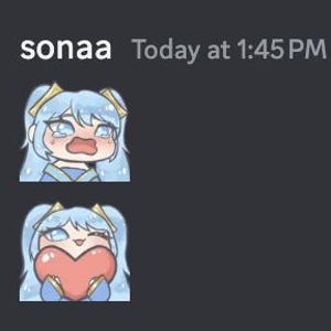 Sona Chibi Emotes Emoji Sticker Pack! Twitch, Discord, Youtube, Stream ...