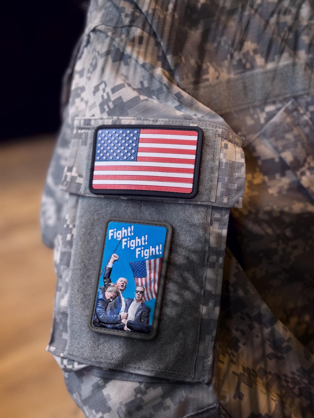 Trump 2024 - Fight! PVC Morale Patch - Etsy