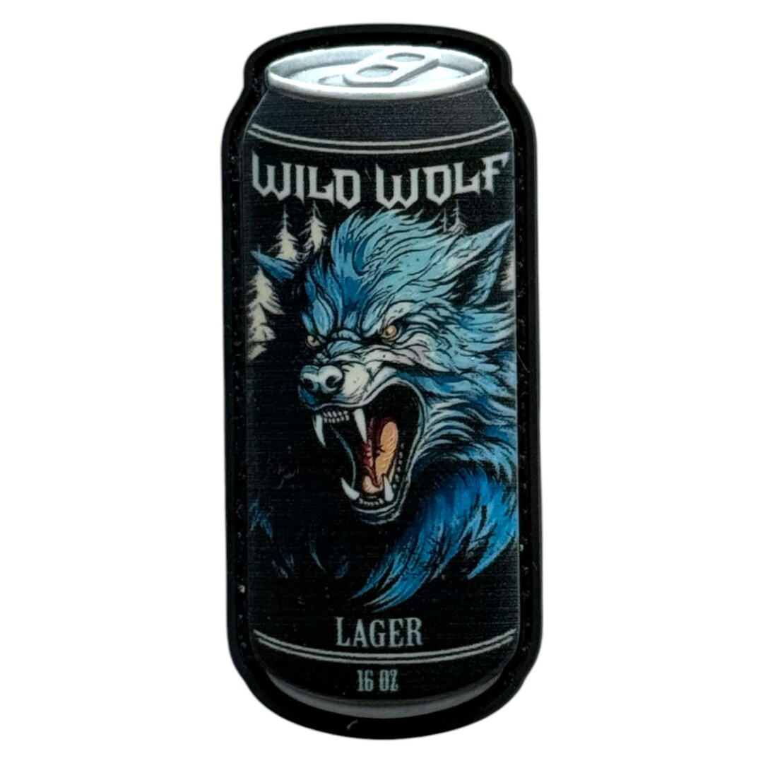 Wild Wolf Lager PVC Patch – Werewolf Beer Can - Etsy