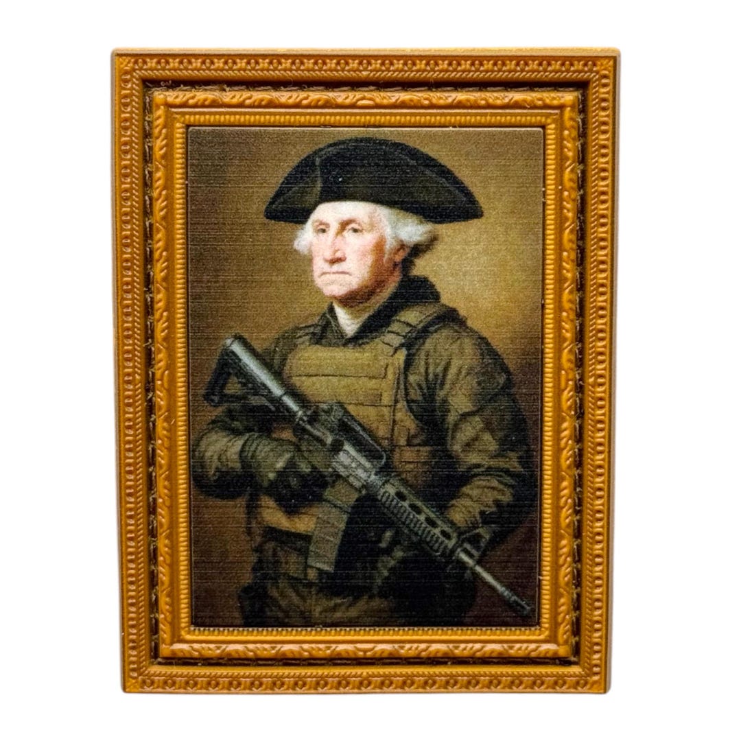 George Washington Tactical PVC Patch – Velcro Backing, Military History ...