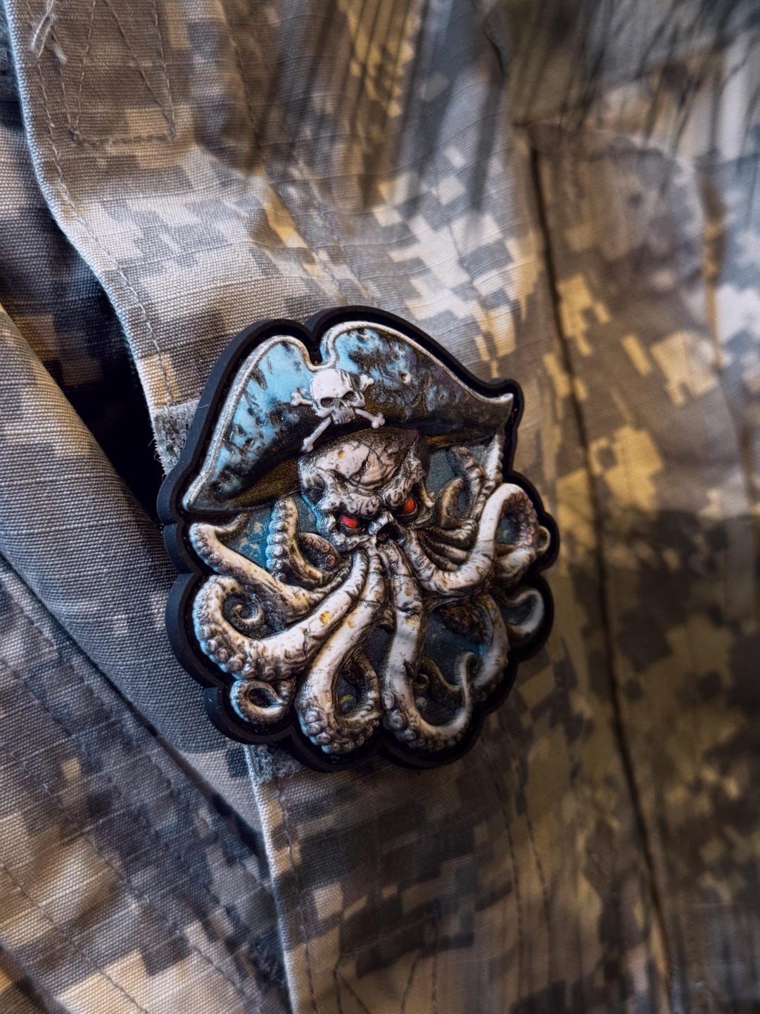 Octopus Morale Patch PVC 3D - Etsy