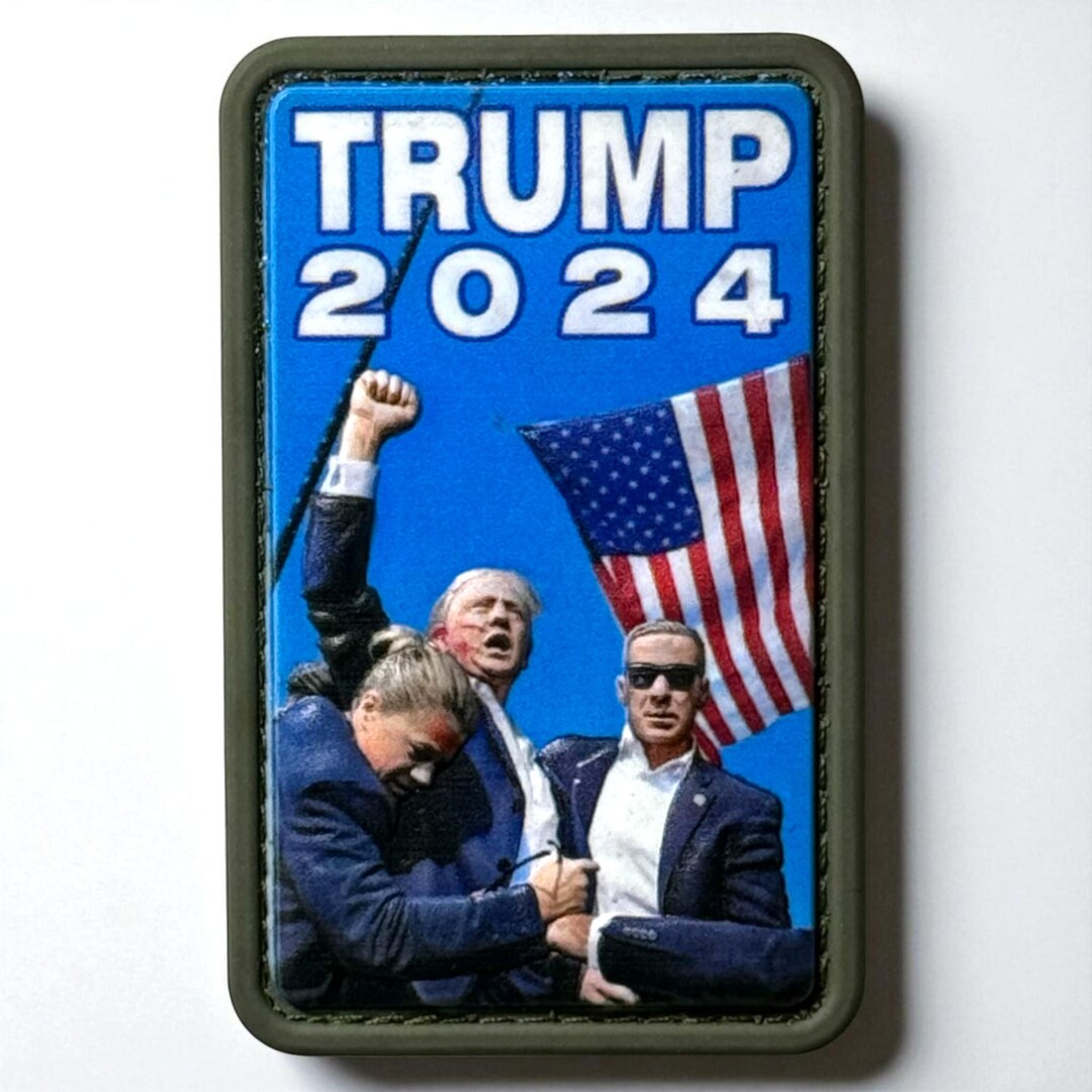 Trump 2024 PVC Patch – American Flag Tactical Morale Patch - Etsy