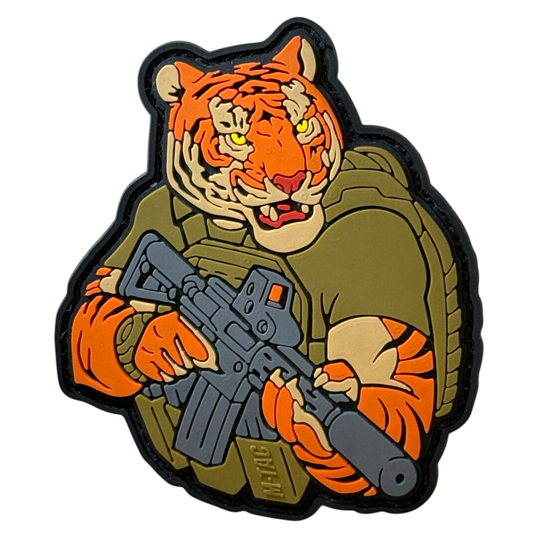 Tactical Tiger PVC Patch - Etsy