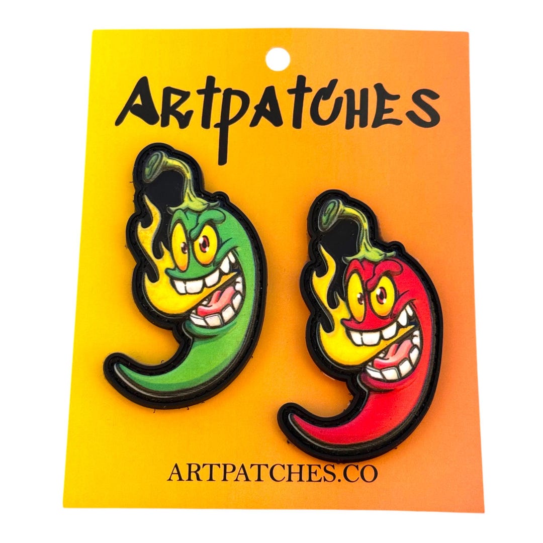Hot Chili Duo Patch Set - Etsy