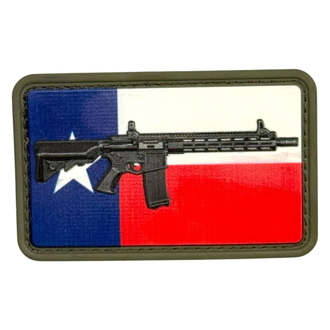 Texas Flag AR-15 PVC Patch - Etsy