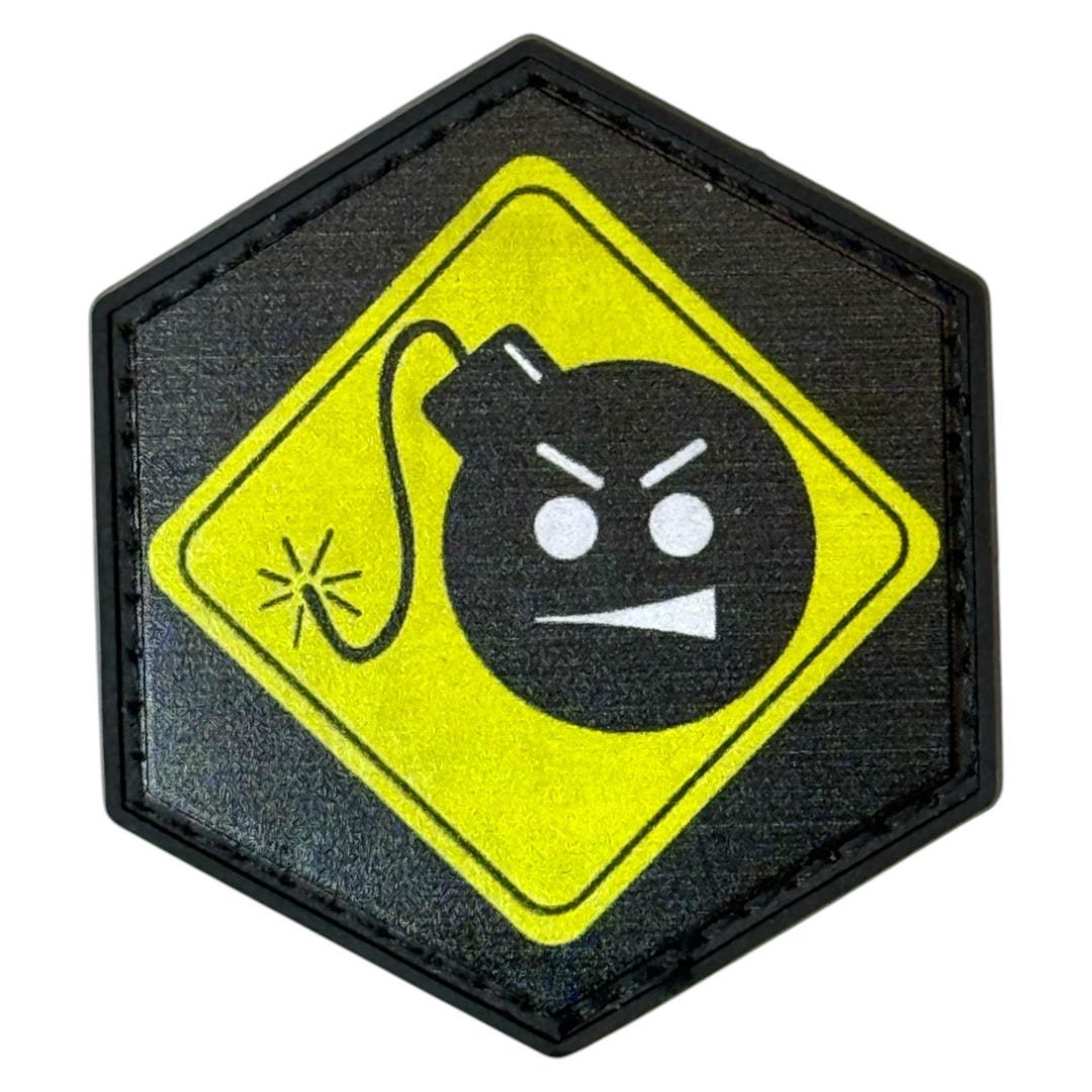 HEX Angry Bomb PVC Patch - Etsy
