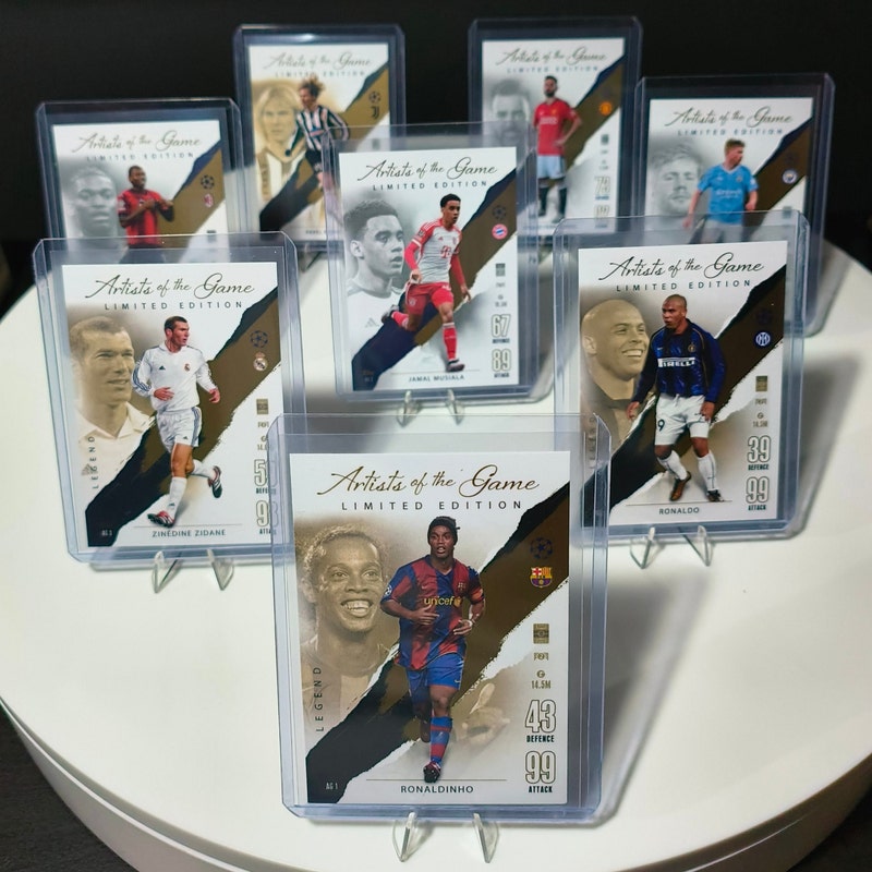 Signed Messi and Ronaldo Soccer Card - Etsy UK