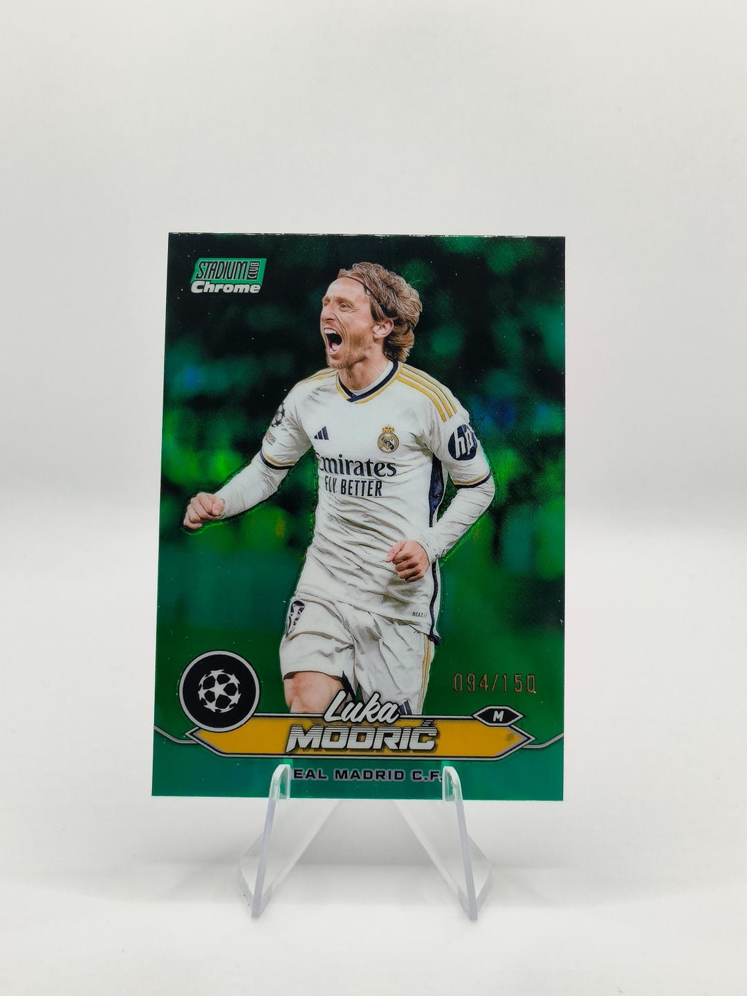 Luka Modric. Limited Edition. Real Madrid C.F. Green Parallel /150 ...