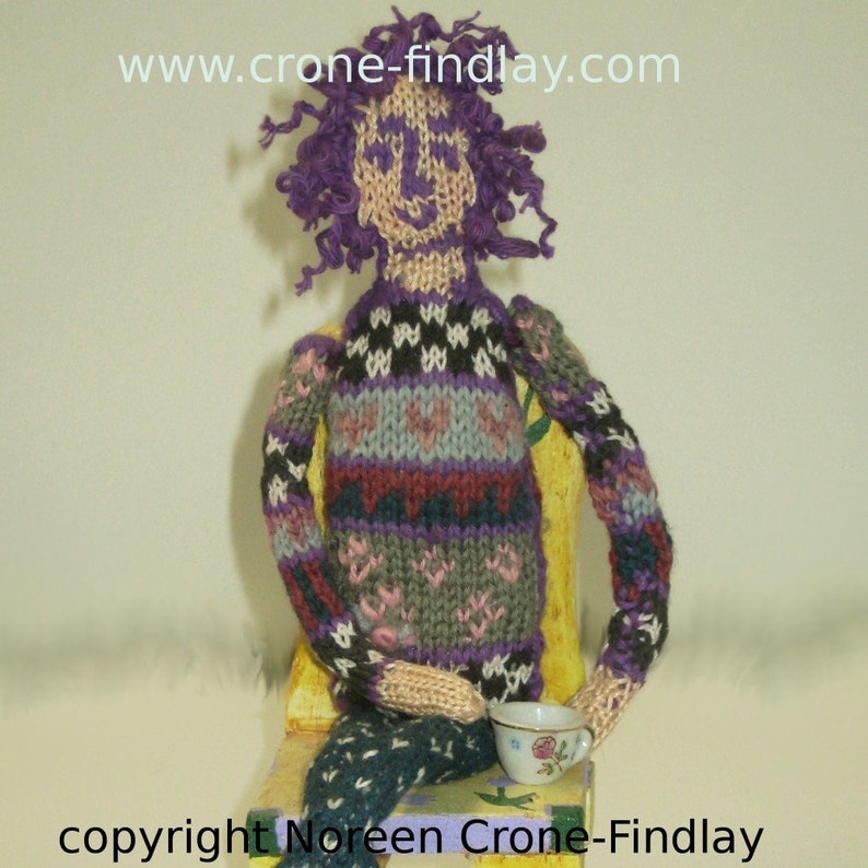 PDF Pattern for Knitted Lily Doll by Noreen Crone-findlay - Etsy