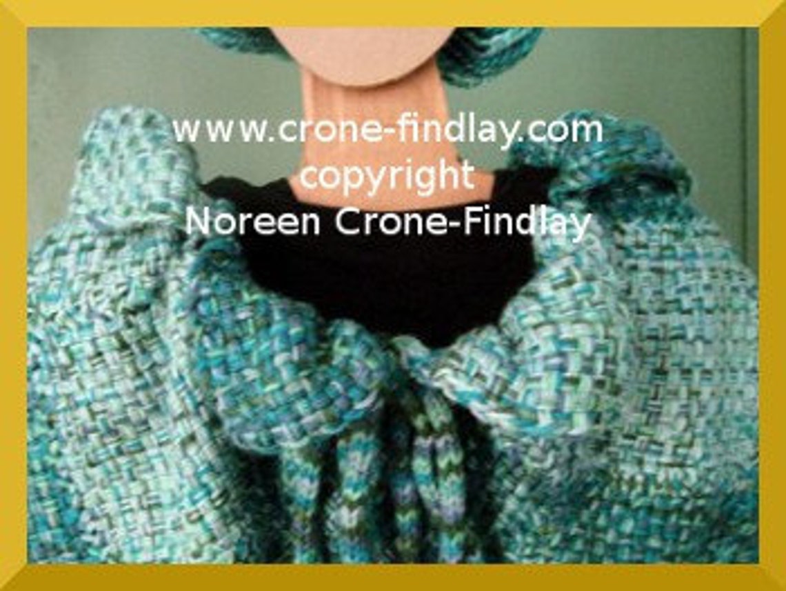 PDF Pattern for Capelet (caplet) Woven on the Potholder Loom - Etsy