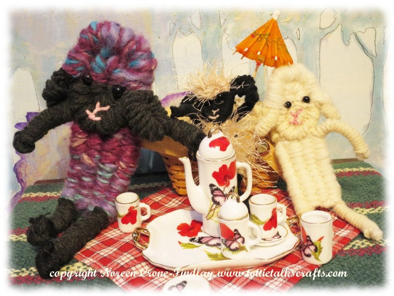 Flat Dancing Sheep Woven on Weaving Sticks or Peg Loom - Etsy