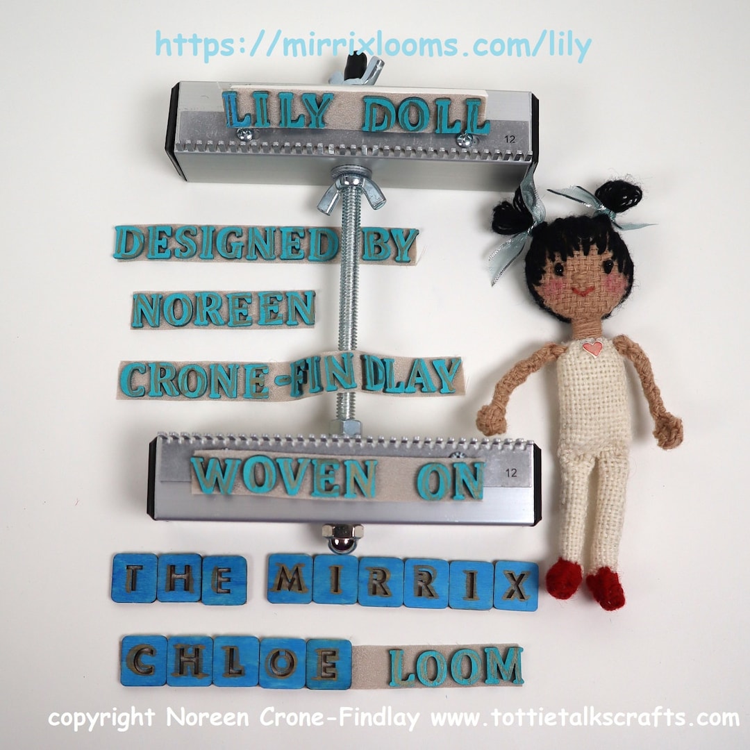 PDF Pattern for Lily Doll Woven on the Mirrix Chloe Loom by Noreen ...