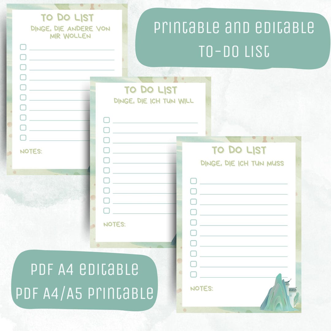To Do List, Task Management, Task Organizer, Minimalist Todo List, To ...