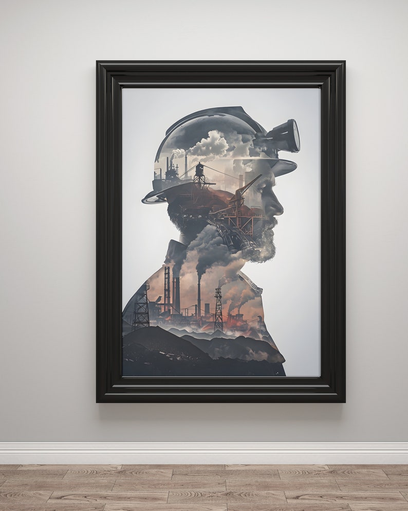 Art Wall Decoration Decoration Wall Art Wallart Wall Art Miner Ruhr ...