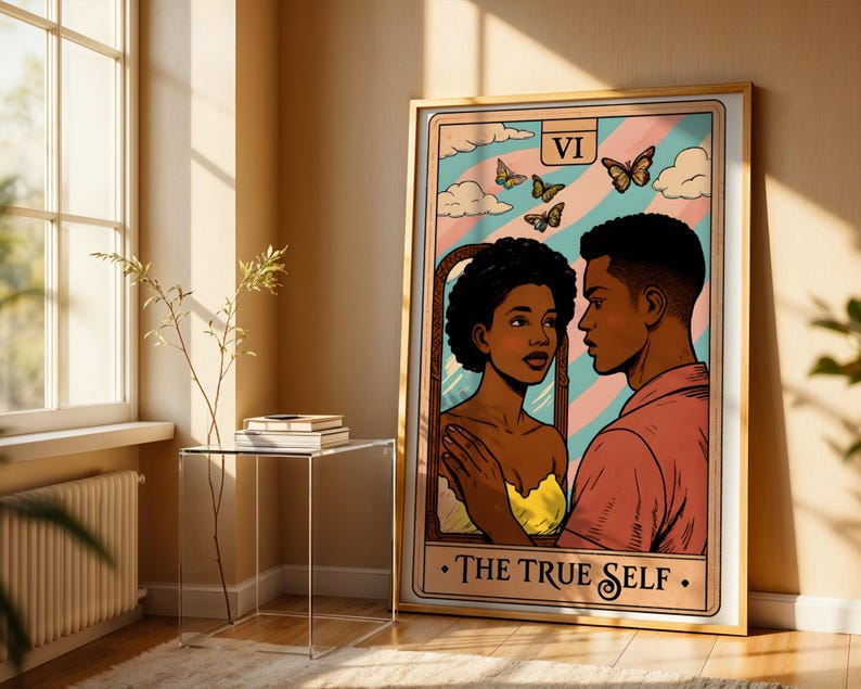 Transgender MTF POC Wall Art Trans Wall Art Queer Wall Art Subtle Pride ...
