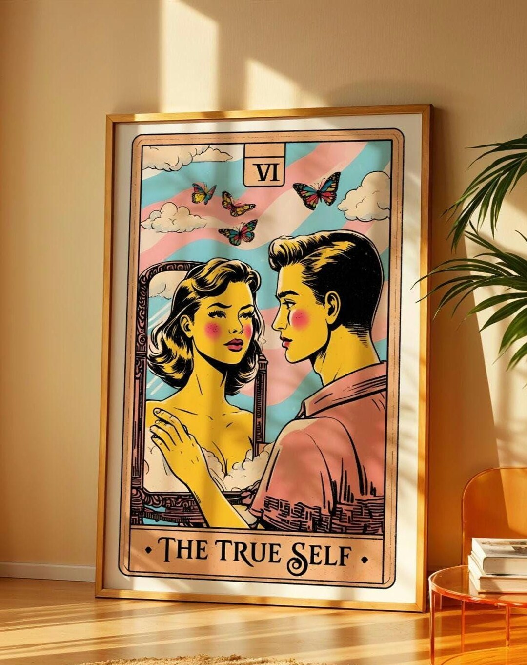 Transgender MTF Wall Art Trans Wall Art Queer Wall Art Subtle Pride ...