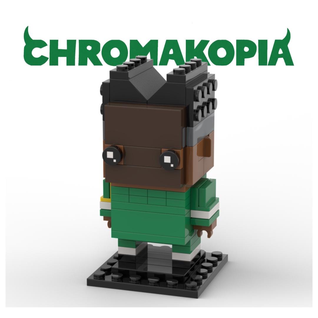 Handmade Block Figure – Tyler, the Creator Inspired (chromakopia Look ...