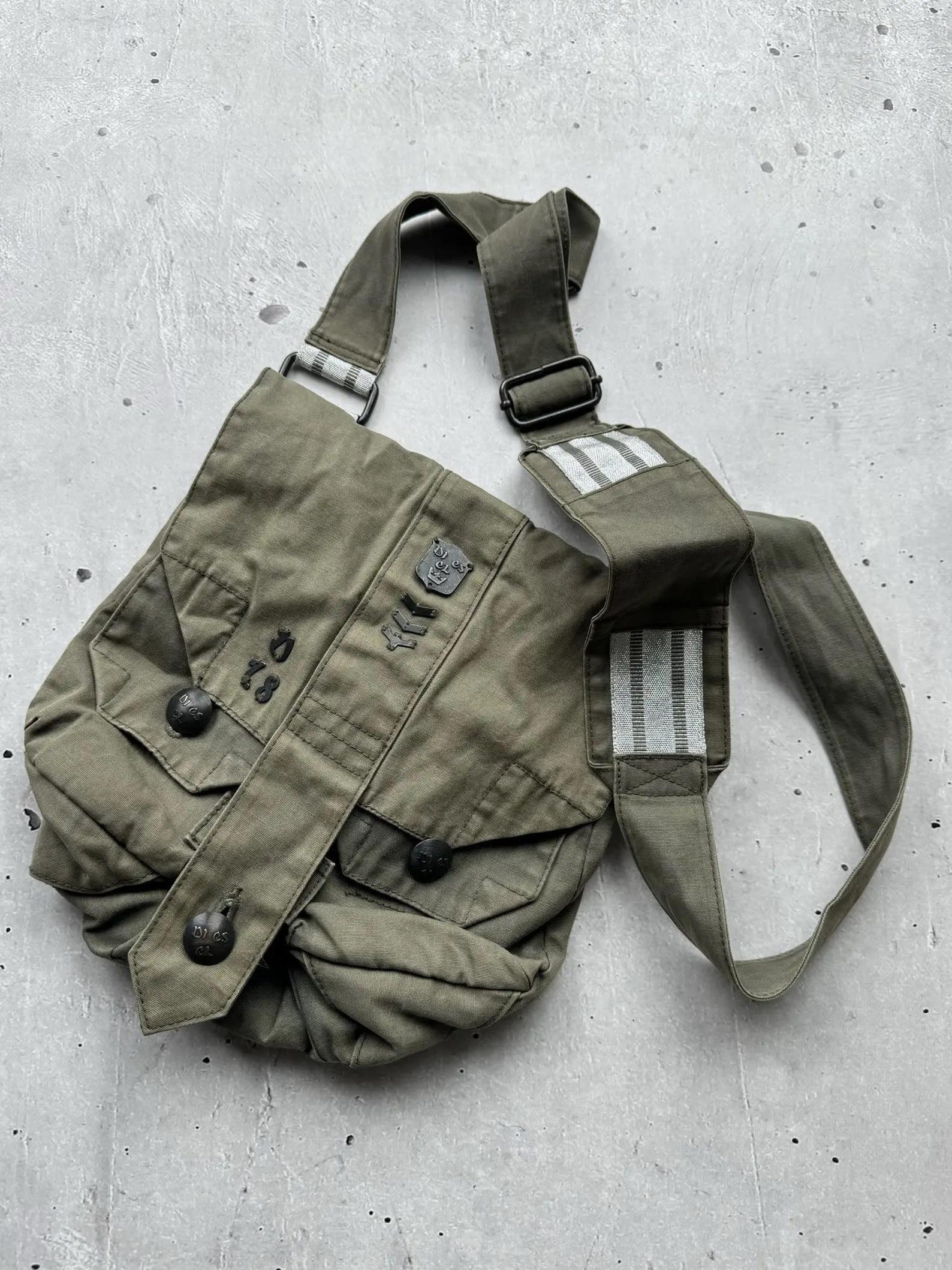 Diesel Vintage Multi Pocket Avantgarde Shoulders Bag Men's One Size - Etsy