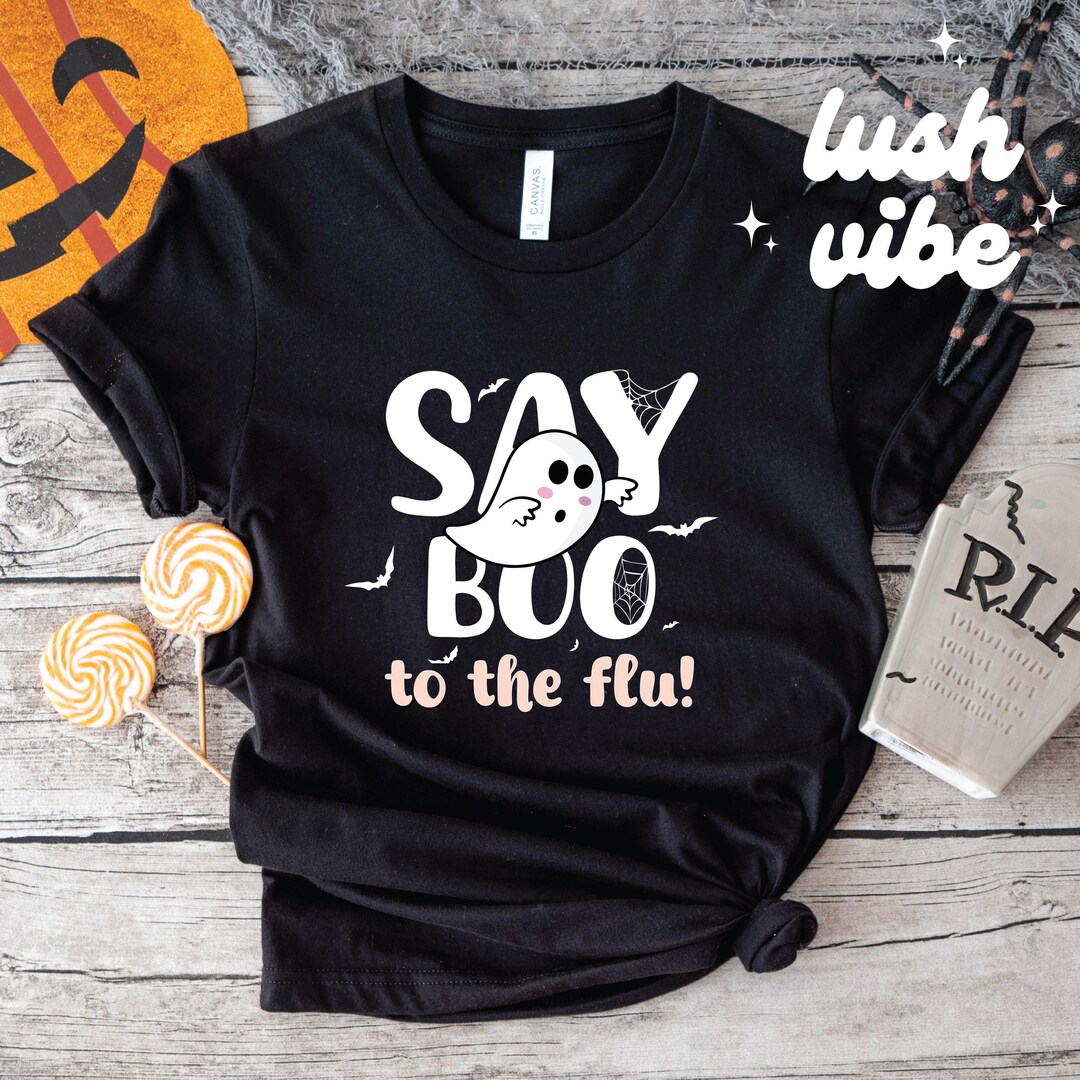 Halloween Nurse Flu Vaccine SVG, Boo PNG for Nurse, Pharmacist SVG ...